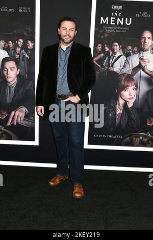 Matthew Cornwell attends the premiere of "The Menu" at AMC Lincoln ...