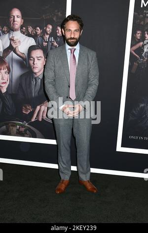 Seth Reiss attends the premiere of "The Menu" at AMC Lincoln Square on ...