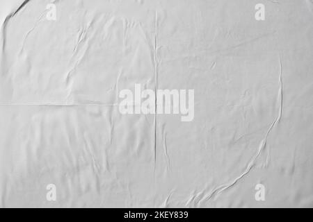 White wheatpaste poster style texture background Stock Photo - Alamy