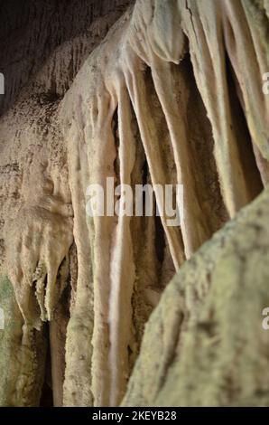 Stalactite Cave Thailand Island old Detail dark Stock Photo - Alamy