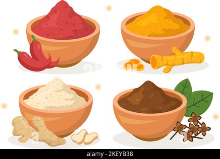 vanilla spice cartoon vector illustration Stock Vector Image & Art - Alamy