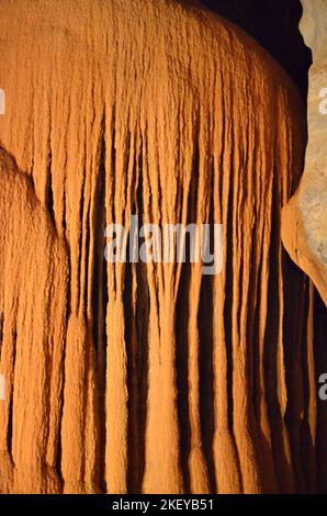 Stalactite Cave Thailand Island old Detail dark Stock Photo - Alamy