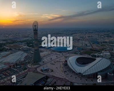 Undated photo of Khalifa International stadium, in Qatar, where will be ...