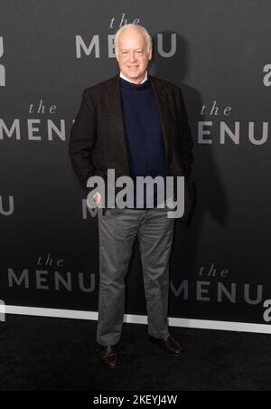 Reed Birney attends the premiere of "The Menu" at AMC Lincoln Square on ...