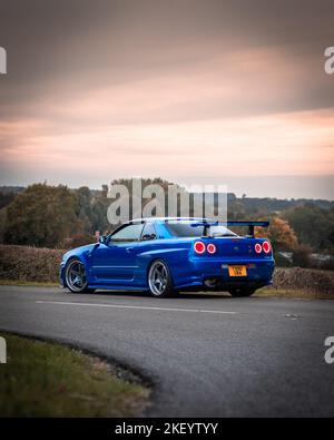 Nissan R34 GTR V Spec Stock Photo - Alamy