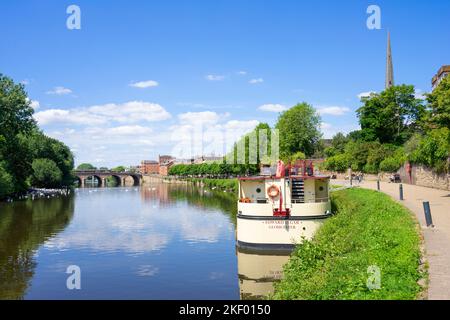 The River Severn Worcester Worcestershire Stock Photo - Alamy