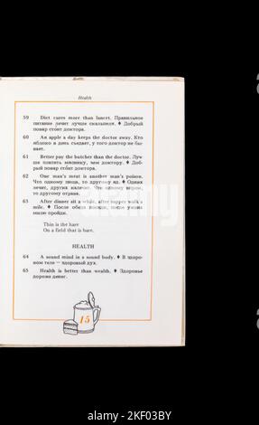 The "English Proverbs and Sayings" by Kuskovskaya, first published in ...