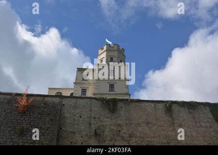 The Willibaldsburg above Eichst tt. Eichst tt is a old town of Bavaria, Germany Stock Photo - Alamy