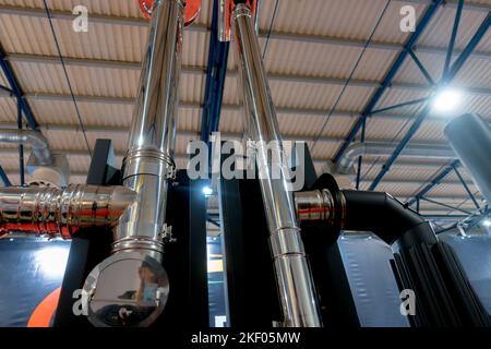 Chimneys made of stainless steel. Heating systems, chimney systems ...