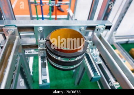 Fixing systems for assembling structures. Clamp fastening system Stock ...