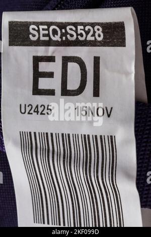 Easyjet Luggage labels Stock Photo - Alamy