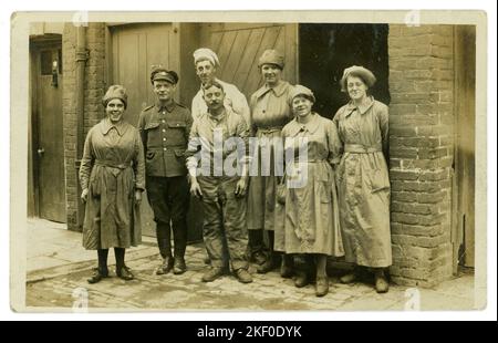 This photo dates to World War I. The caption reads: Sinking of the ...