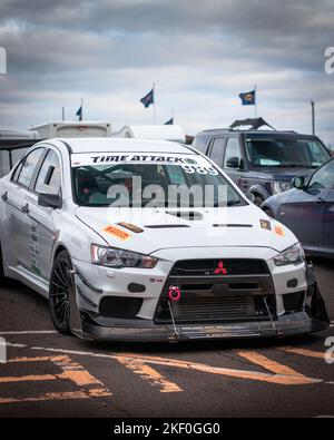 Mitsubishi EVO X 10 Time Attack Car Stock Photo - Alamy
