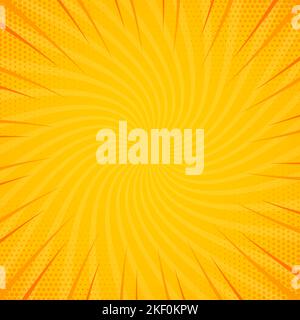 Side hatch with halftone effect. Vintage pop art retro vector ...