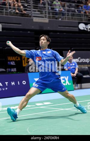 SYDNEY, AUSTRALIA - NOVEMBER 15: Hiroki Midorikawa of Japan in action ...
