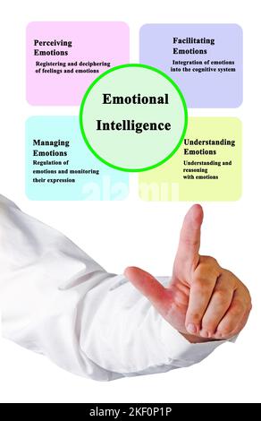 Four Components of Emotional Intelligence Stock Photo - Alamy