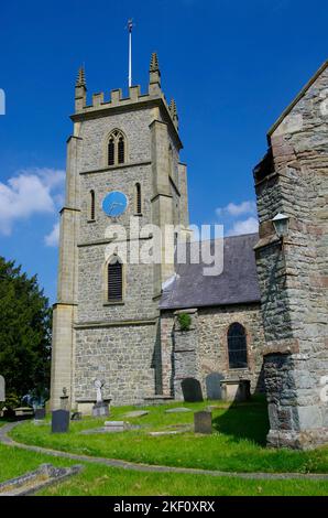 St Nicholas Church, Montgomery, Wales, United Kingdom Stock Photo - Alamy