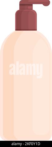 Conditioner dispenser icon cartoon vector. Makeup blush. Cosmetic ...