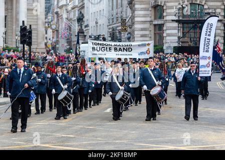London Massed Bugle Band of The Boys’ and Girls’ Brigades at the Lord ...