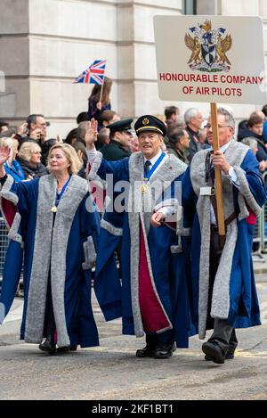 Modern Livery Companies groups at the Lord Mayor's Show parade in the ...