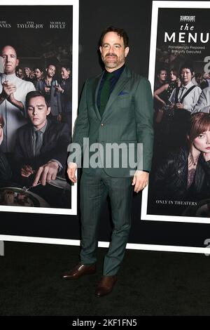 Paul Adelstein attends the premiere of "The Menu" at AMC Lincoln Square ...