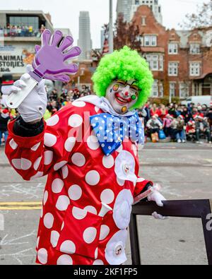 Toronto, Canada - November 17, 2013: Santa Claus Parade in the downtown ...