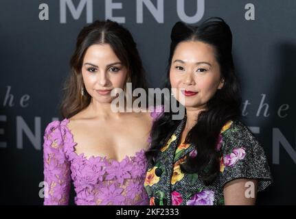 Aimee Carrero and Hong Chau attend premiere of The Menu movie at AMC ...