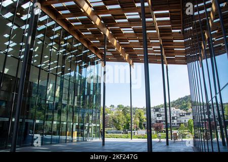 Das spektakuläre Gebäude des Frac, Kunstmuseum in Montbéliard Stock ...