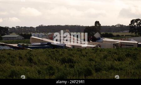 Train Accident Inverleigh Victoria Stock Photo - Alamy
