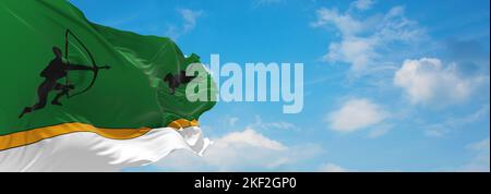 Top view of flag Amazonas Colombia Colombia. Colombian travel and ...