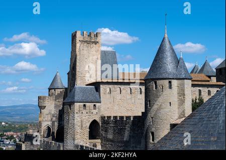 A medieval caste in the South of France Stock Photo - Alamy