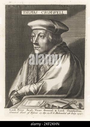 Thomas Cromwell (c. 1485-1540). Earl of Essex. English statesman ...