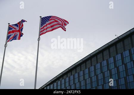BRUSSELS, BELGIUM -25 OCT 2022- View of the new headquarters of the ...