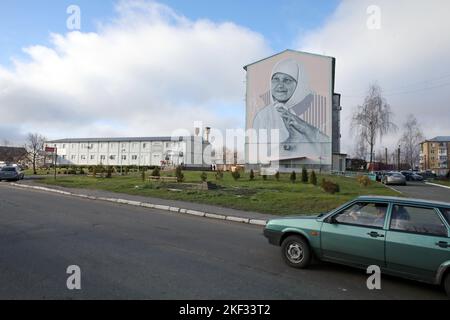 Non Exclusive: IVANKIV, UKRAINE - NOVEMBER 14, 2022 - The mural created ...
