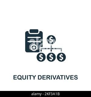 Derivatives icon. Monochrome simple Policy icon for templates, web ...