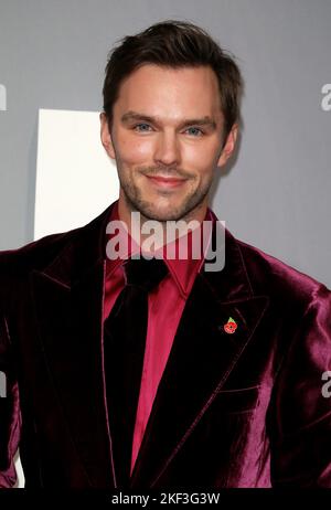 British actor Nicholas Hoult attends the WWD Style Awards, Golden ...