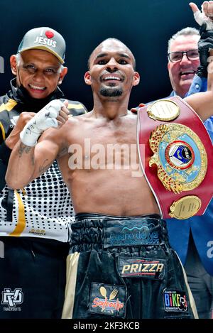Champion Jonathan Gonzalez of Puerto Rico won the WBO light flyweight ...