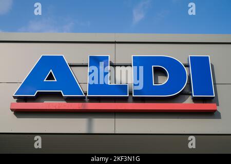Logo Aldi Nord, Berlin, Deutschland Stock Photo - Alamy