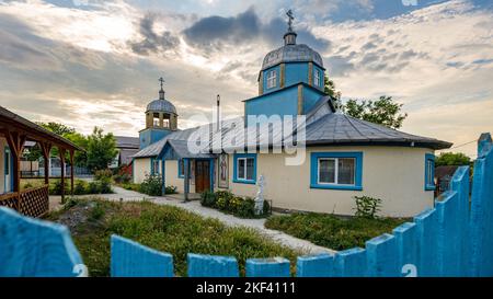 The orthodox Church of Mila 23 in the danube delta romania Stock Photo ...