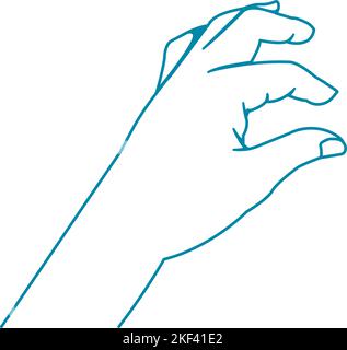 Illustration of pinch-in | pinch-out action with a finger Stock Vector ...