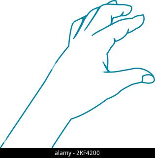 Illustration of pinch-in | pinch-out action with a finger Stock Vector ...
