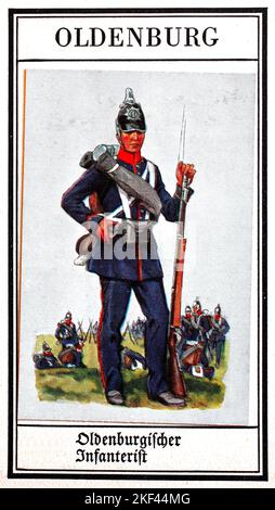 German uniforms of the 19th century, lines - cavalry: Baden, staff ...