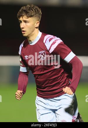 DAGENHAM ENGLAND - NOVEMBER 15 : George Earthy of West Ham United ...