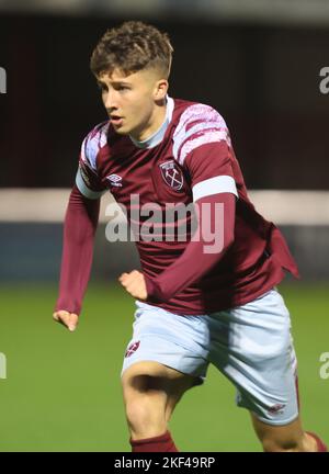 DAGENHAM ENGLAND - NOVEMBER 15 : George Earthy of West Ham United ...