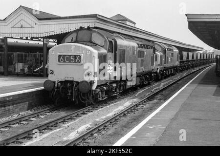 original british rail diesel locomotives class 37 numbers 37292 37293 ...