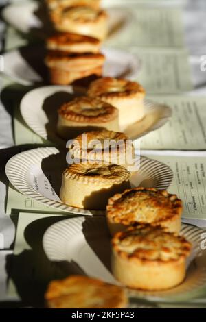 Pies at the 2022 World Scotch Pie Championship at Carnegie Conference ...