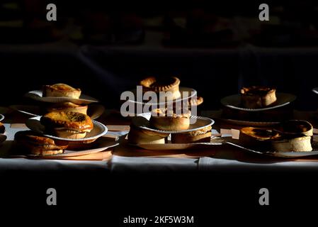 Pies at the 2022 World Scotch Pie Championship at Carnegie Conference ...