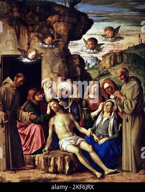 Lamentation over the dead Christ 1504 by Giovanni Battista Cima, also ...
