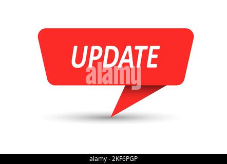 upgrade banner template. upgrade ribbon label sign Stock Vector Image ...