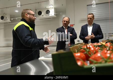 Matus Gala CEO LIDL Belgique is pictured during the inauguration of the ...